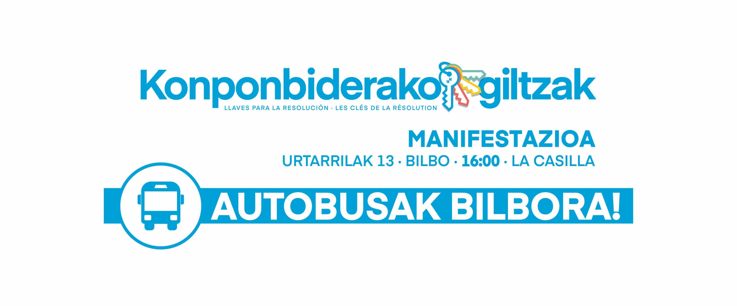 Urtarrilaren 13an Bilbora autobusez joateko aukerak - Sare Herritarra